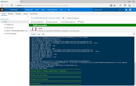 Building Advanced CMake Projects With Team Foundation Server VisualGDB Tutorials