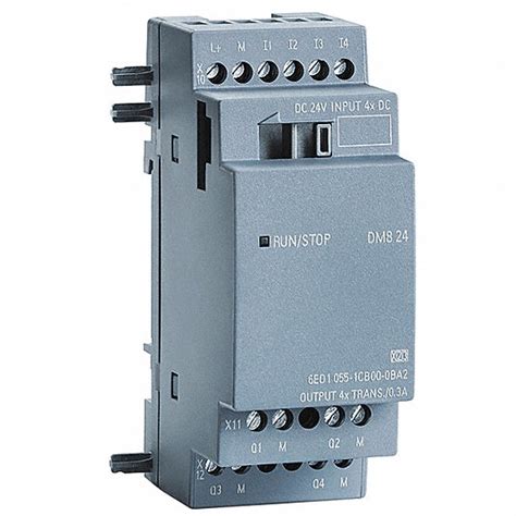 siemens logo dm8 24 expansion module 4 inputs input output module