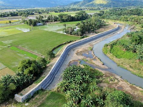 P48 M River Wall Completed In Bambang Nueva Vizcaya Department Of Public Works And Highways