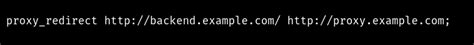 Nginx Proxyredirect More About