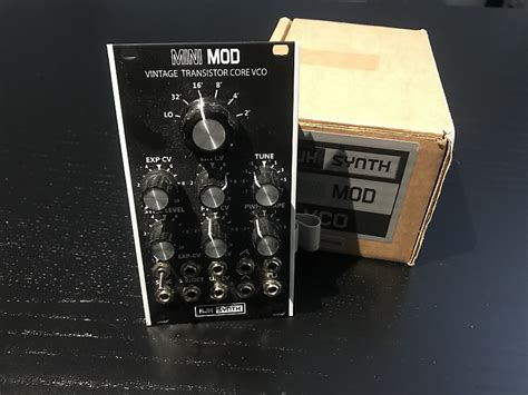 Ajh Synth Vintage Transistor Core Vco Module Black Reverb