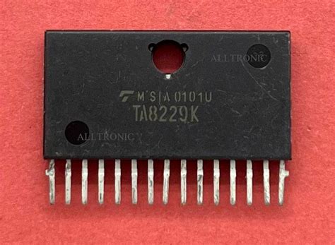 Audio Low Freq Amplifier IC TA8229K HSIP15 Toshiba – Alltronic Computer ...