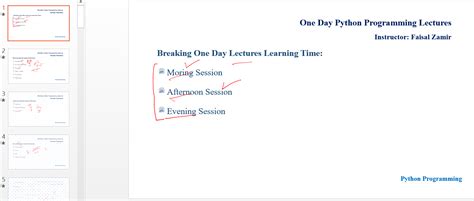 Learn Python Programming Language In One Day Notes Source Code