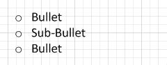 Visio Indentation Of Sub Bullet Point Stack Overflow