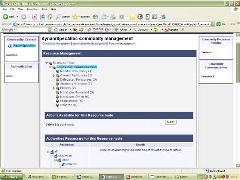 Sample Of The Web Interface To Community Download Scientific Diagram