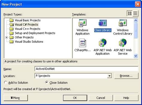 Writing An Activex Control In Net