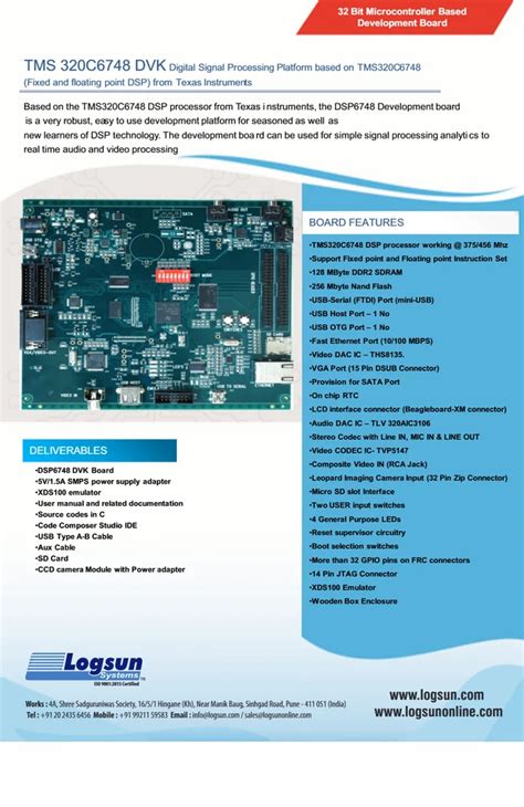 Dsp Tms320c6748 Development Board With Xds100v3 Programmer At ₹ 35000
