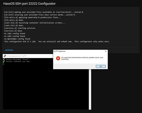 🆕[add On] Hassos Ssh Port 22222 Configurator Home Assistant Os Home Assistant Community