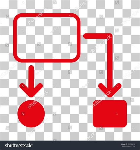 Flowchart Scheme Icon Vector Illustration Style Stock Vector Royalty Free 578633350 Shutterstock