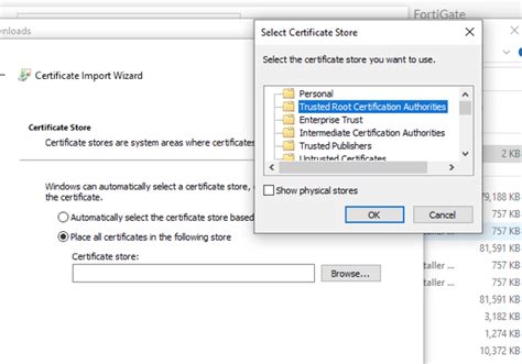 FortiGate Configuration Part Web Filtering Read Only SSL Handshake Inspection