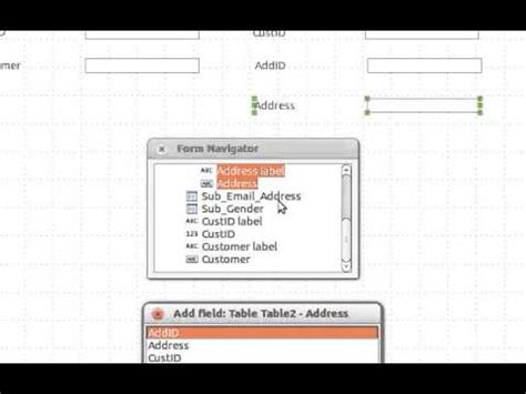 LIBREOFFICE BASE Relationships Forms Subform And Sub SubForms YouTube