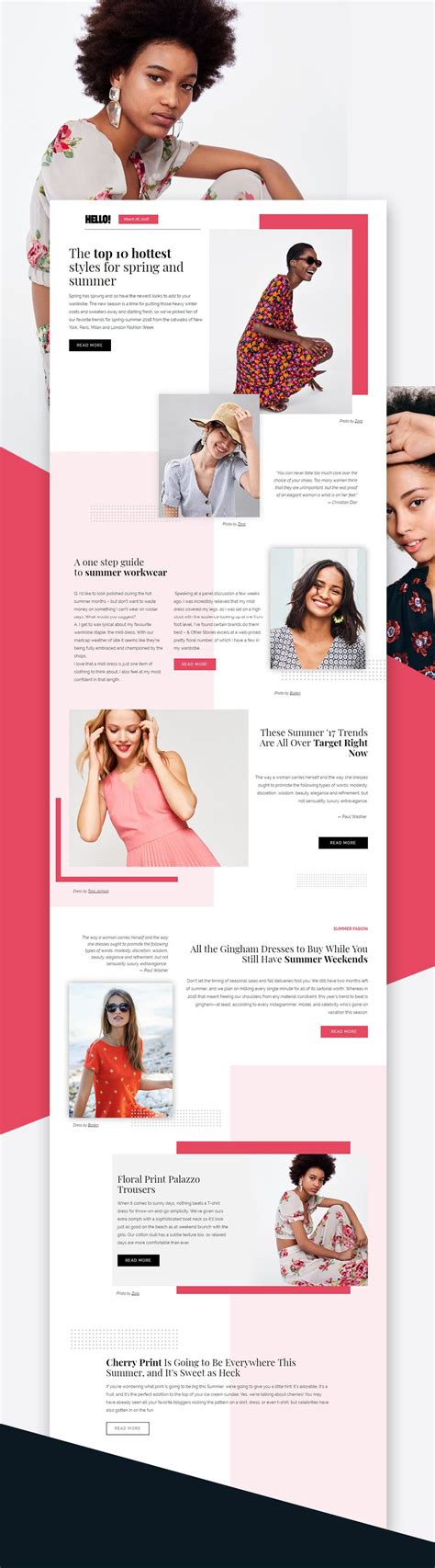 Free Template By Nicepage Builder Fashion Web Design Web Design Inspiration Web Design