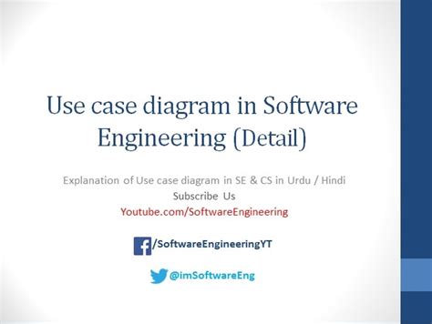 New Lecture On Uml Use Case Software Engineering