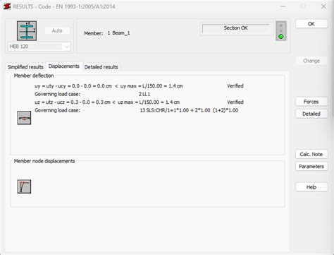 solved node displacement verification uz cantilever autodesk community