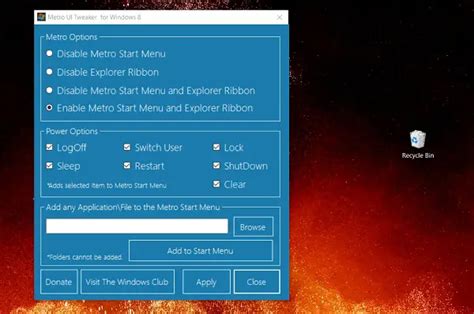 Add Shutdown Restart Sleep Switch Tiles To Windows 108 Start Menu