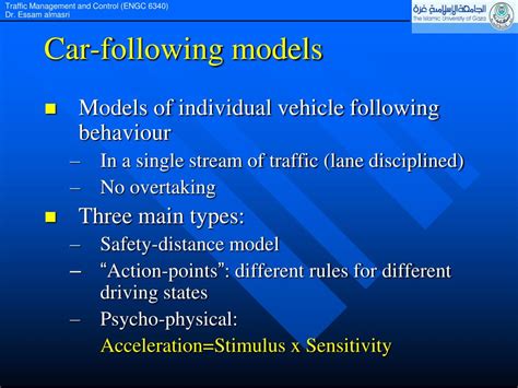 Ppt 9 Microscopic Traffic Modeling Powerpoint Presentation Free Download Id3664719