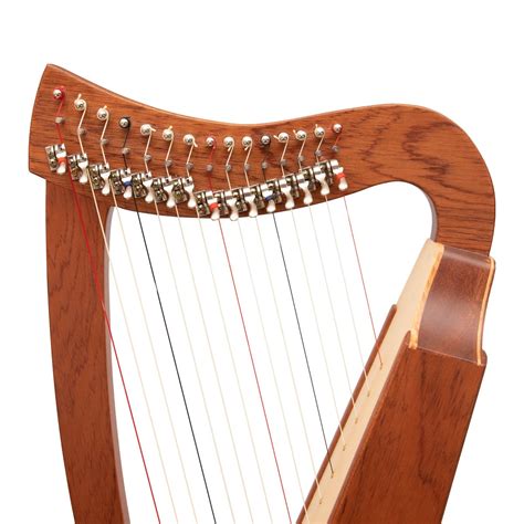 Muzikkon 15 String Trinity Cèilidh Harp Mahogany
