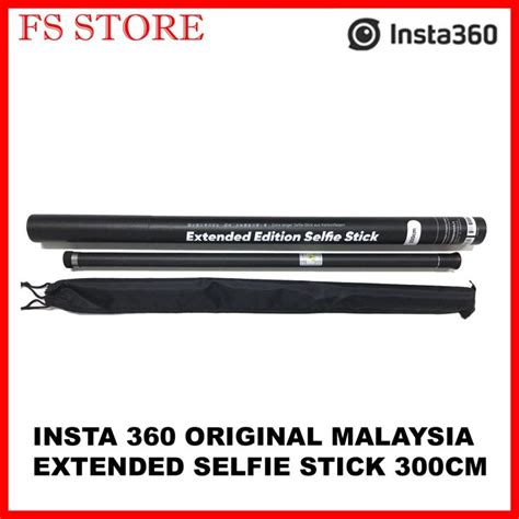 INSTA360 ORIGINAL MALAYSIA EXTENSION 300CM INVISIBLE STICK X2 X3 ONE RS INSTAX360 ORIGINAL