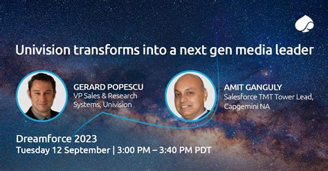 Dreamforce Univision Crm Customerexperience Df23 Saurabh Goel