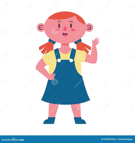 Girl Speaking Design Stock Illustration Illustration Of Composition