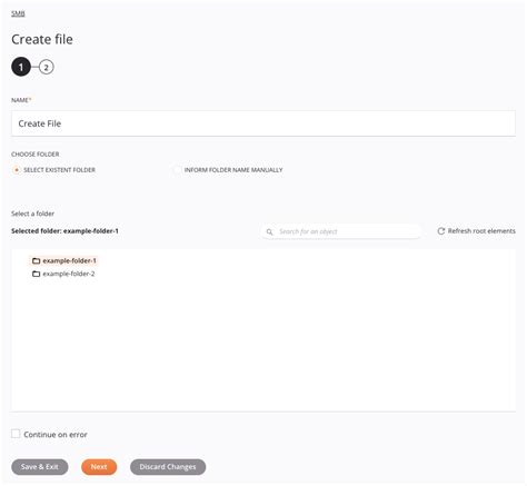 SMB Create File activity