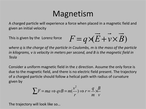 Ppt Charged Particle Trajectories In Earths Magnetic Field