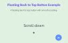 Floating Back To Top Button HTML CSS Codeconvey