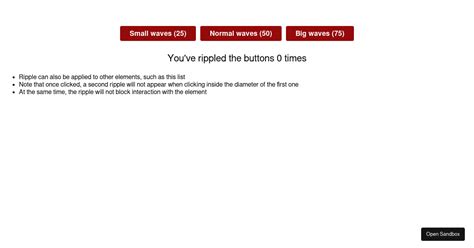V Ripple Vue 3 Forked Codesandbox