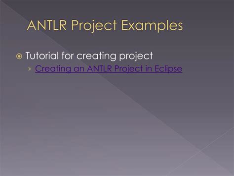 Ppt Antlr Powerpoint Presentation Free Download Id