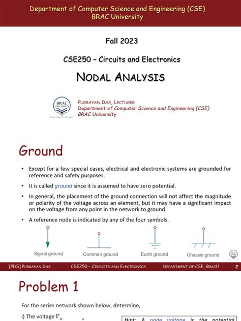 Nodal Analysis Download Free Pdf Electrical Network Voltage