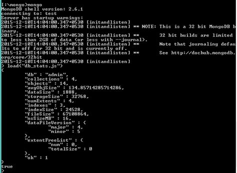 MongoDB Tutorial Show Database States Androidtour