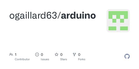 GitHub Ogaillard63 Arduino