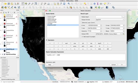 Using The Qgis Gaussian Filter On Wildfire Risk Data Ben Podgursky