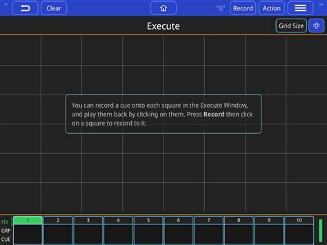 Execute Window Chamsys Documentation