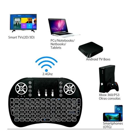 2 4ghz Wireless Keyboard Remote Control Touchpad Android Box Tablet Laptop Htpc Daraz Pk