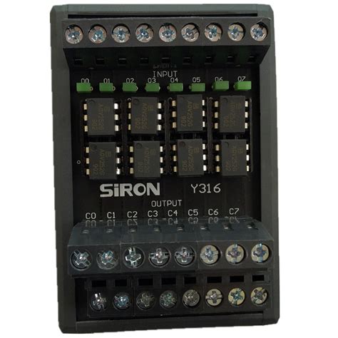 Y316胜蓝siron光耦隔离型直流固态继电器模块y316 P端子台y316 5v 阿里巴巴