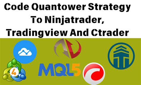 Code Quantower Strategy To Ninjatrader Tradingview And Ctrader By