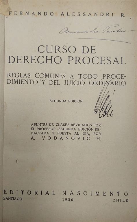 Curso De Derecho Procesal