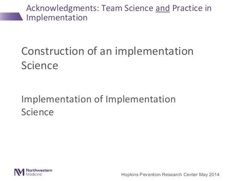 Implementation Science