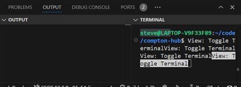 Visual Studio Code How Do I Disable Vscode S Output Window From Opening Along With The
