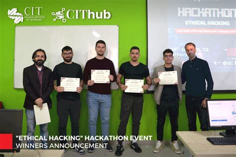 Ethical Hacking Hackathon Event Winners Announcement Cit