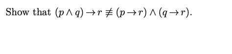 Solved Show That Paq R Prqr