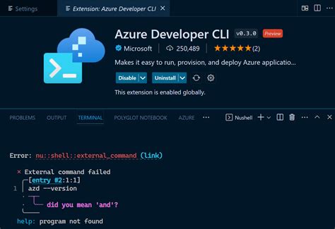Issue Azd Cli Is Not Detected In Vs Code Terminal · Issue 1441