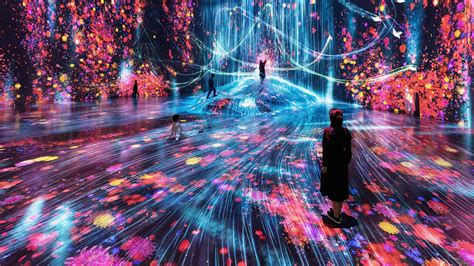 Now Open Again Tokyos Teamlab Borderless Digital Art Gallery Is