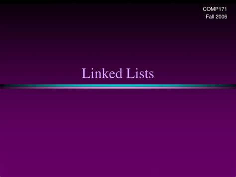 Ppt Linked Lists Powerpoint Presentation Free Download Id8994838