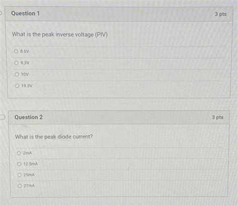 Solved For Bridge Rectifier Circuit Below The Input