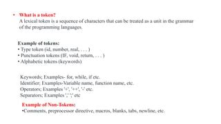 Lexical Analysis Pdf Programming Languages Computing