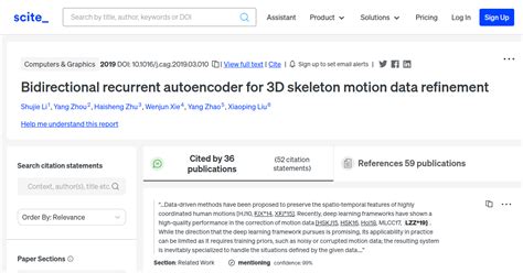 Bidirectional Recurrent Autoencoder For 3d Skeleton Motion Data Refinement