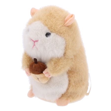 Anggrek Electric Hamster Toy Hamster Robot Talking Hamster Plush Toy