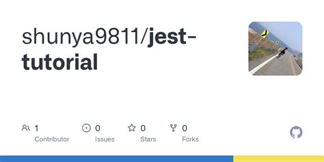 Github Shunya9811jest Tutorial